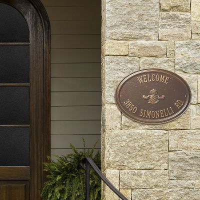 Aluminum Home Address Plaque - Frontgate