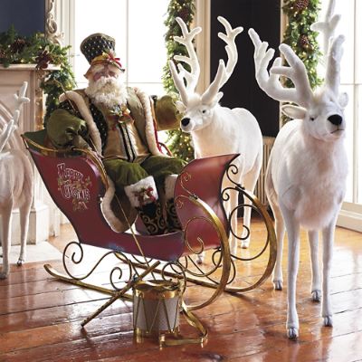 Mark Roberts Santa's Lifesize Sleigh | Frontgate