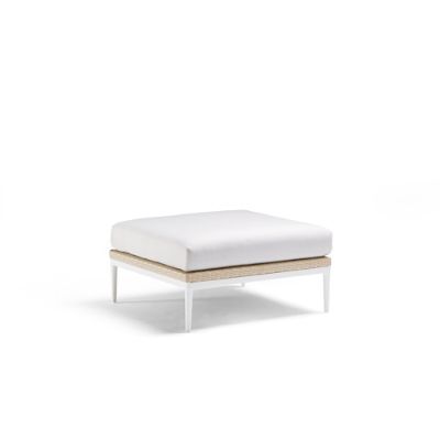 Palazzo Shell Ottoman with Cushion | Frontgate