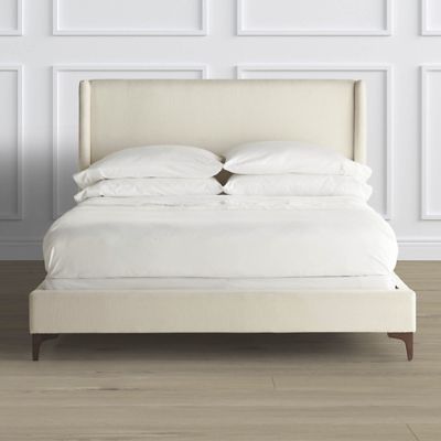 Lynne Upholstered Shelter Bed | Frontgate