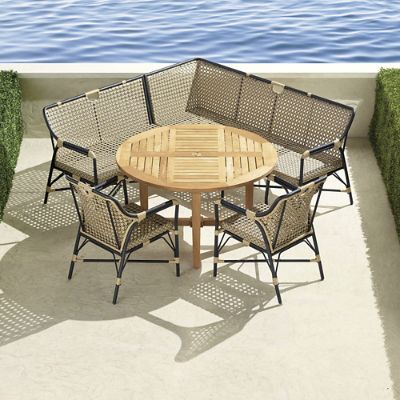 Aluminum Outdoor Round Dining Table - Frontgate