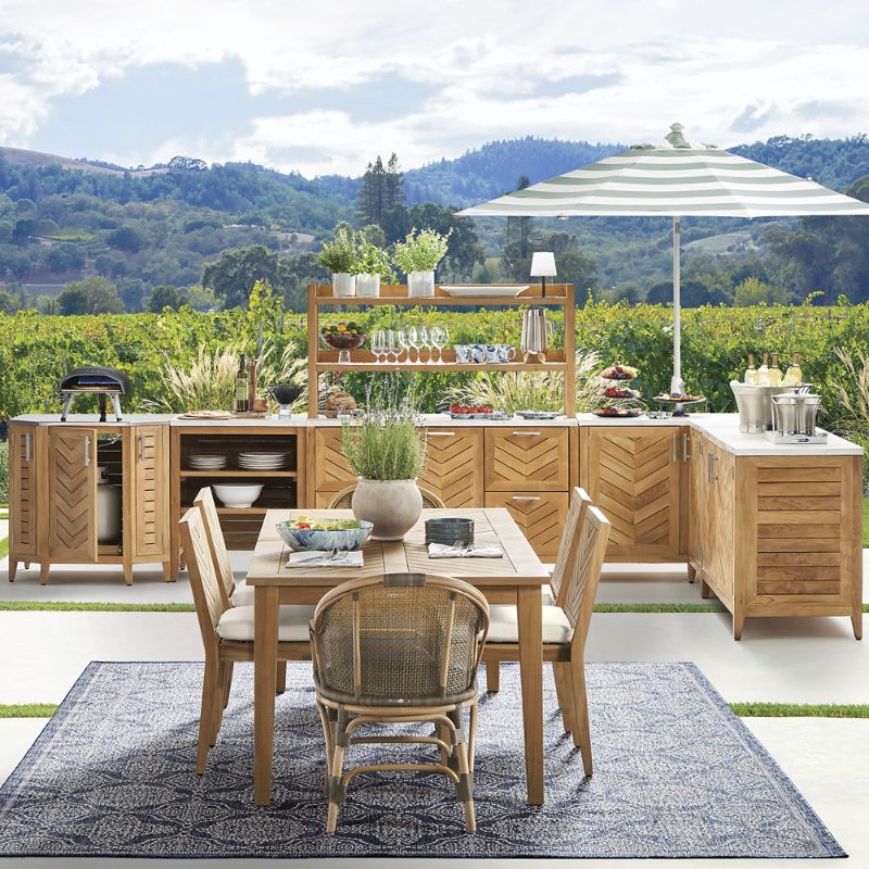 Frontgate Westport Outdoor Kitchen Collection In Natural | ModeSens