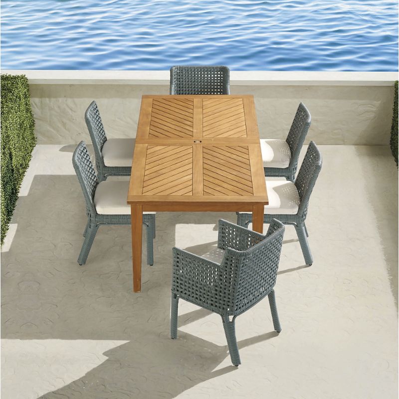 Frontgate Seton 7-pc. Dining Set In Dark Glacier | ModeSens