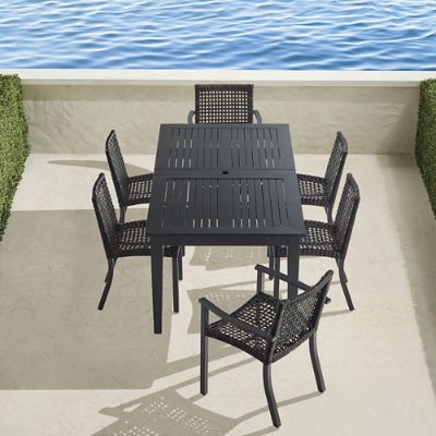 Nicola Rectangular Expandable Dining Table | Frontgate