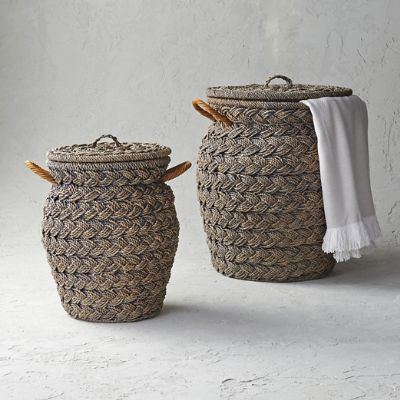 Harper Indoor/Outdoor Wicker Baskets | Frontgate