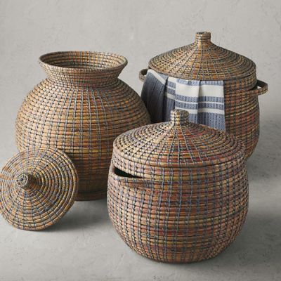 Safa Woven Baskets | Frontgate