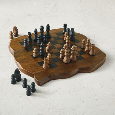 Leather Box Chess Set | Frontgate