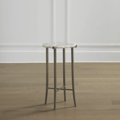Balencia Bronze Rectangular Side Table | Frontgate