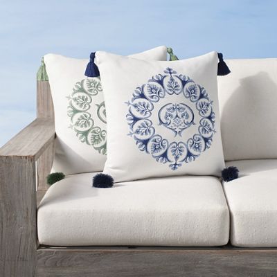 Medallion Outdoor Pillow - Frontgate