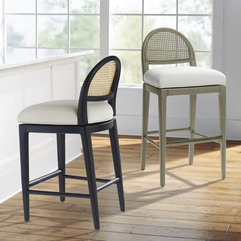 Frontgate Kalani Swivel Bar & Counter Stool In Espresso,performance ...