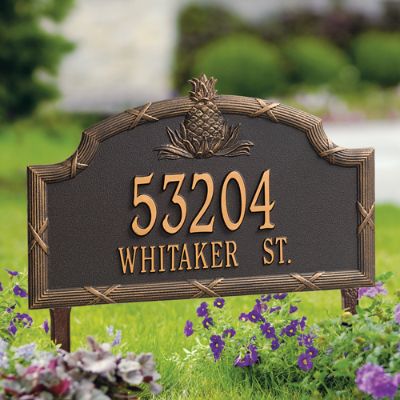 Aluminum Home Address Plaque - Frontgate
