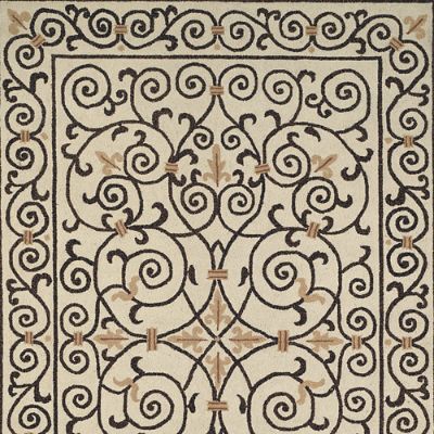 Purdue Paisley Wool Area Rug | Frontgate