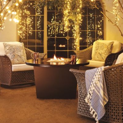 Fireside Decorating Ideas For Your Outdoor Space - Home + Style