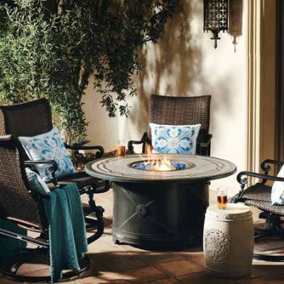 Fireside Decorating Ideas For Your Outdoor Space - Home + Style