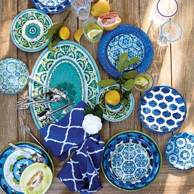 Vibrant Mix-and-Match Melamine Dinnerware | Frontgate