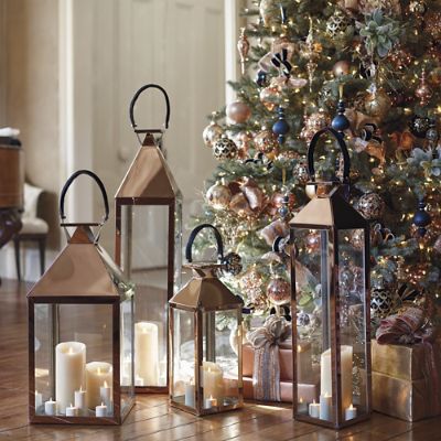 Rose Gold Lanterns | Frontgate